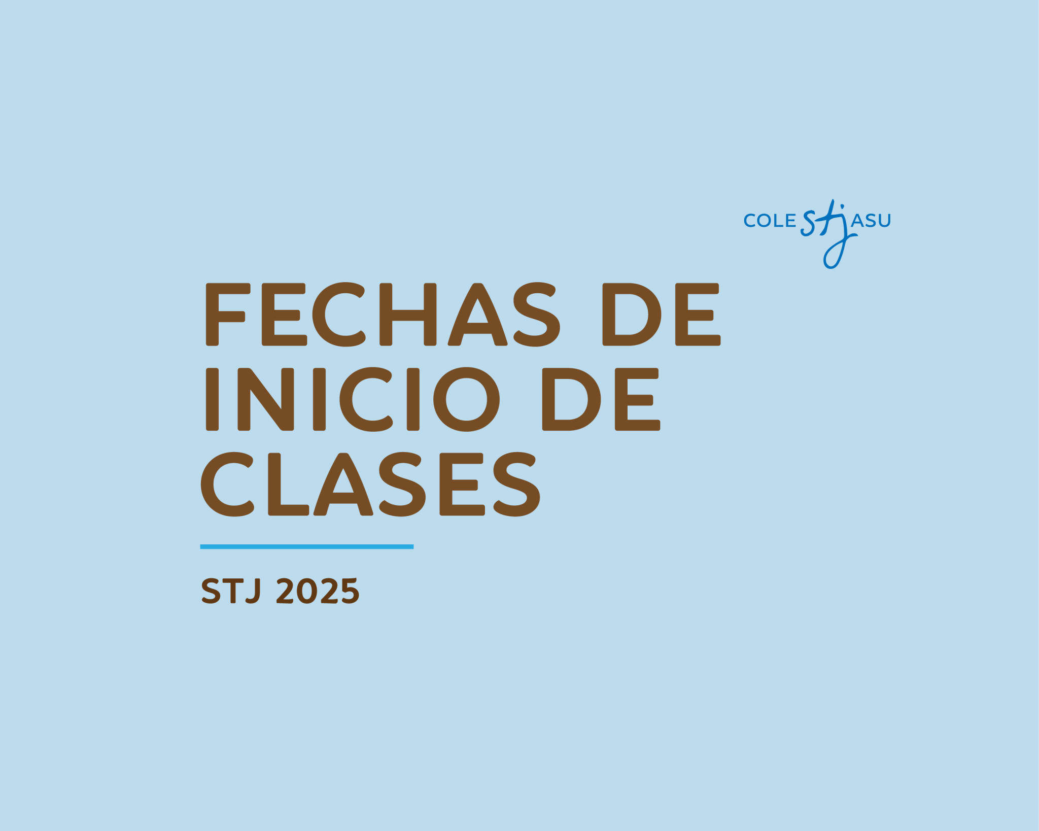 Fechas De Inicio De Clases 2025 Colegio Santa Teresa De Jesús